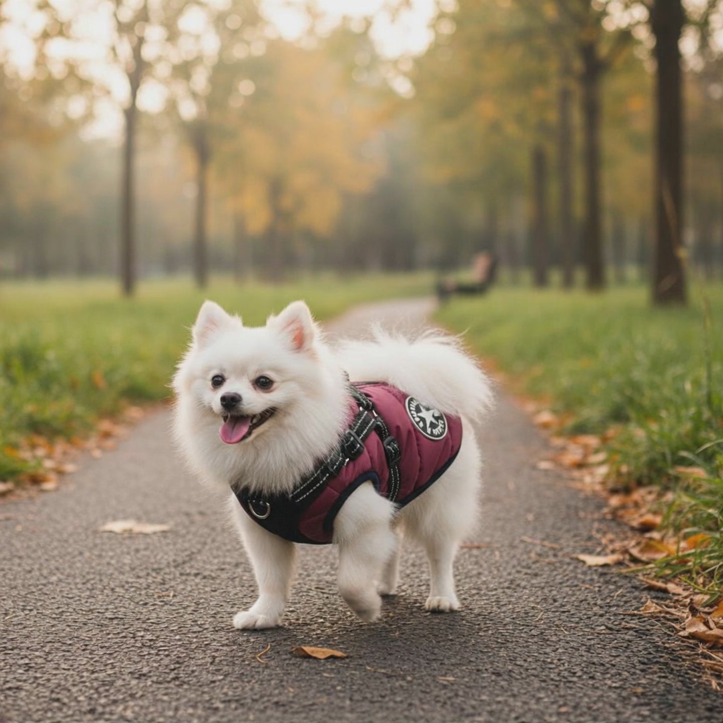 Waterproof Dog Jacket with Built-In Harness - All-Weather Protection ...